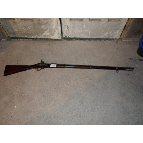 19th CENTURY PERCUSSION RIFLE