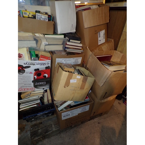 ALL BOXES OF BOOKS ON PALLET