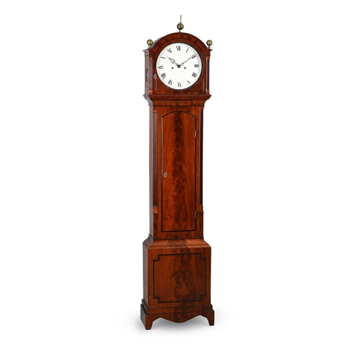 A REGENCY MAHOGANY EIGHT-DAY LONGCASE CLOCKUNSIGNED, CIRCA 1815The four ...