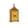 A RARE RENAISSANCE GILT BRASS AND IRON TABLE CLOCKCONTINENTAL EUROPE ...