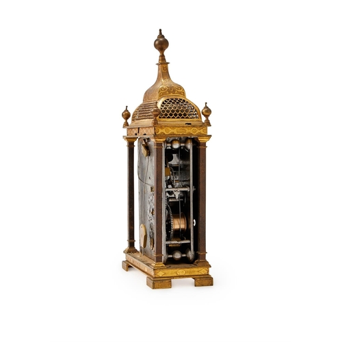 A RARE RENAISSANCE GILT BRASS AND IRON TABLE CLOCKCONTINENTAL EUROPE ...
