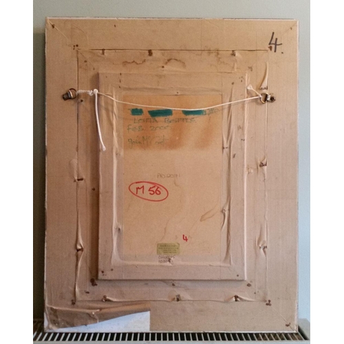 JOHN MCCOURT (20th/21st Century), “LOTTA BOTTLE”, mixed media on board ...