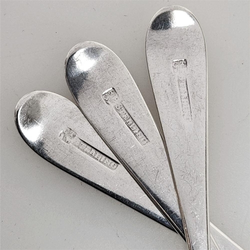 A FANTASTIC SET OF 10 IRISH PROVINCIAL CORK SILVER TEA SPOONS, each ...