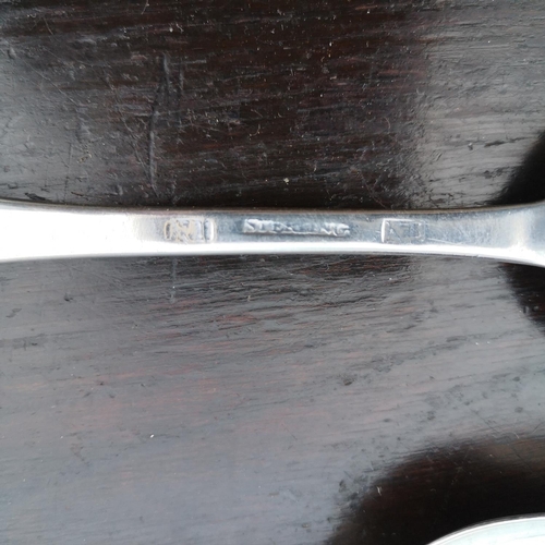 A PAIR OF LATE 18TH / EARLY 19TH CENTURY CORK SILVER SPOONS BY JOHN ...