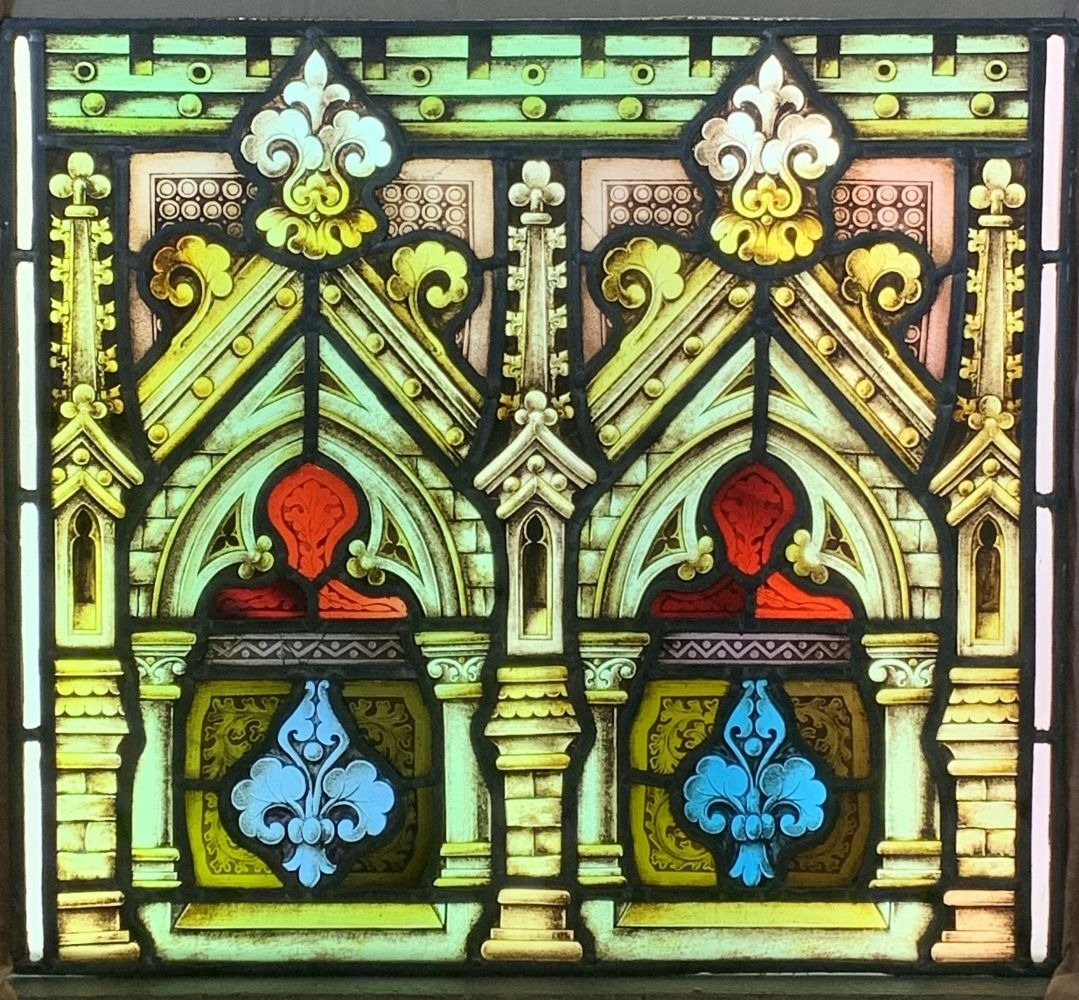 AN IMPORTANT HISTORIC STAINED GLASS PANEL FROM THE MAYER OF MUNICH ...