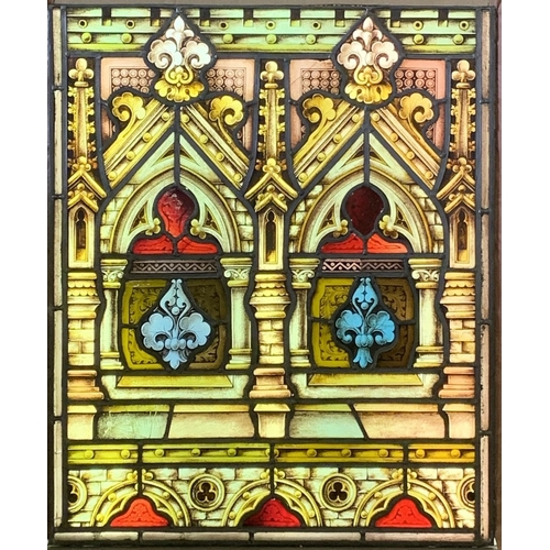 AN IMPORTANT HISTORIC STAINED GLASS PANEL FROM THE MAYER OF MUNICH ...