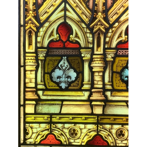 AN IMPORTANT HISTORIC STAINED GLASS PANEL FROM THE MAYER OF MUNICH ...