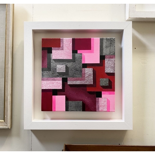 ALVIN SEXTON (Irish, 20th Century), ‘NEON GRAVITY’, acrylic on box ...