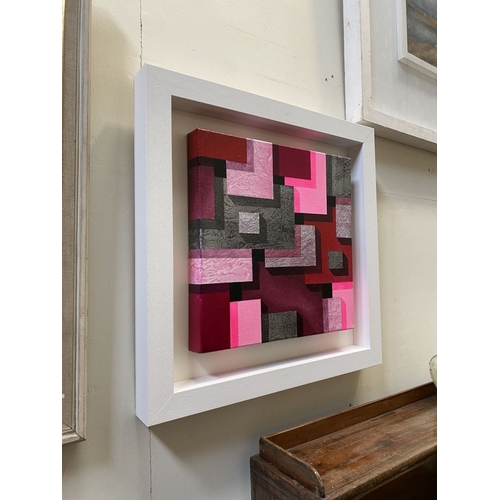 ALVIN SEXTON (Irish, 20th Century), ‘NEON GRAVITY’, acrylic on box ...