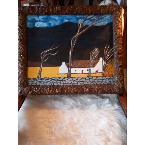 E. MURPHY, Untitled, oil on board, signed lower right. Dimensions: 17in ...