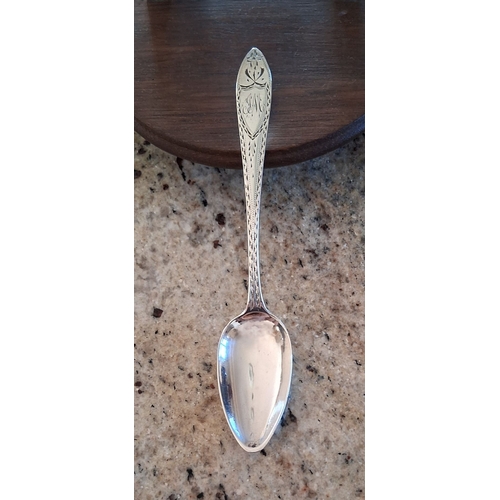 A GEORGE III IRISH – CORK – SILVER SPOON, c.1800, by William Teulon ...
