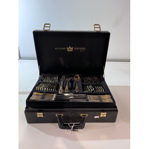 Bestecke Solingen cutlery set in case