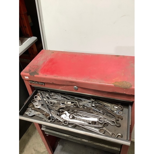 Stack-On tool box with drawers full of tools - see photos for full details