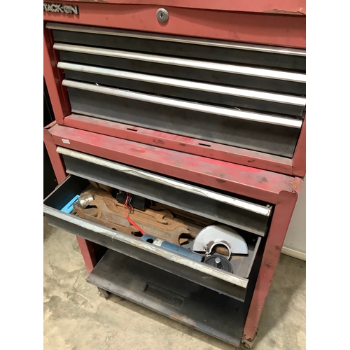 Stack-On tool box with drawers full of tools - see photos for full details