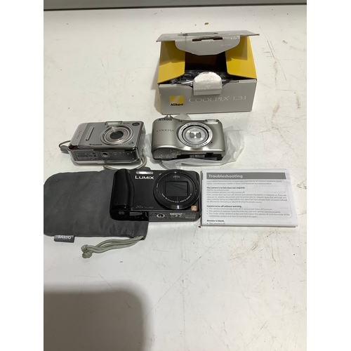 Quantity of cameras inc Coolpix L31 in box