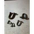 Selection of different size shackles