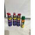 3 cans of WD-40 plus can of super maintenance spray