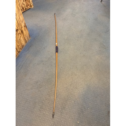 Vintage Slazenger bow English longbow - 66 inch approx