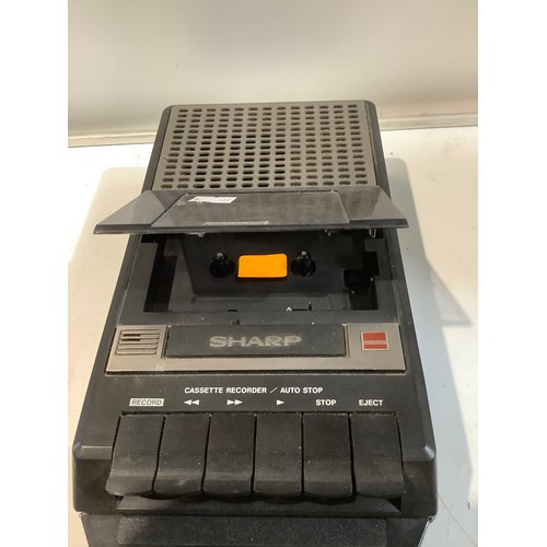 Sharp RD-610 portable cassette player - untested