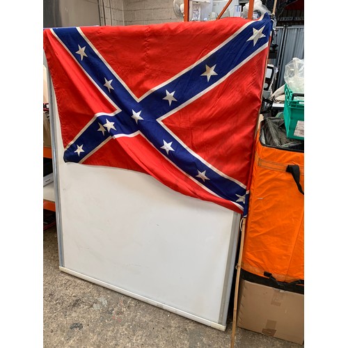 Large confederate flag