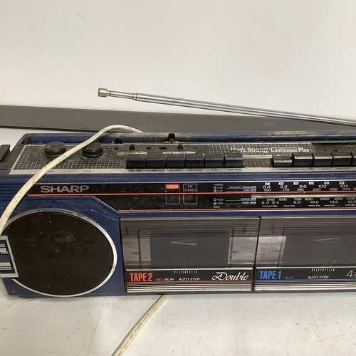 Sharp stereo radio recorder WQ-264 model power tested only
