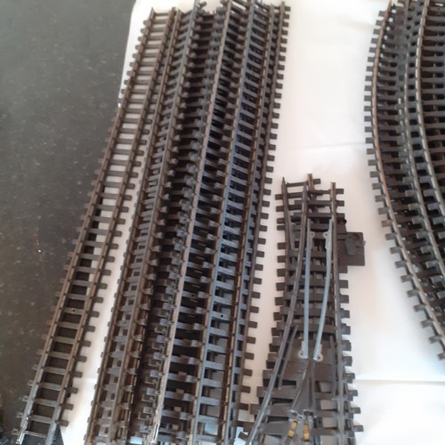 Large quantity of Triang railway track and some buildings. Lone Star ...