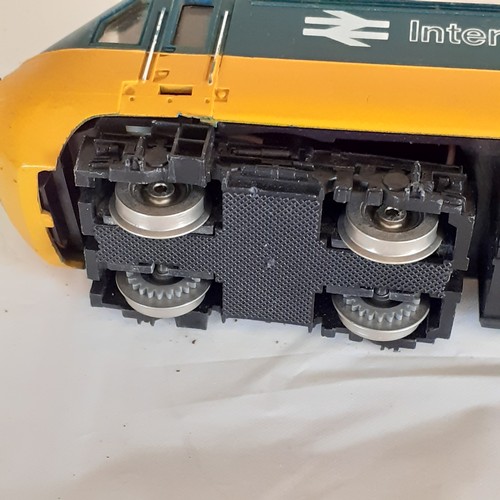 Intercity 125 model train 43011 and a 2nd car body shell. The coupling ...
