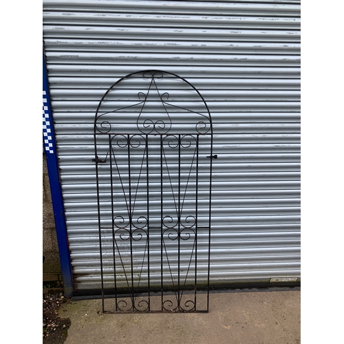 Wrought iron gate section in nice detail - 180x80cm