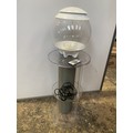 4ft tall orb style fish tank with leads