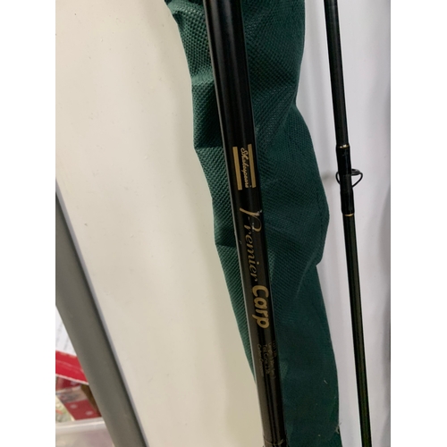Fishing rods inc Shakespeare premier carp