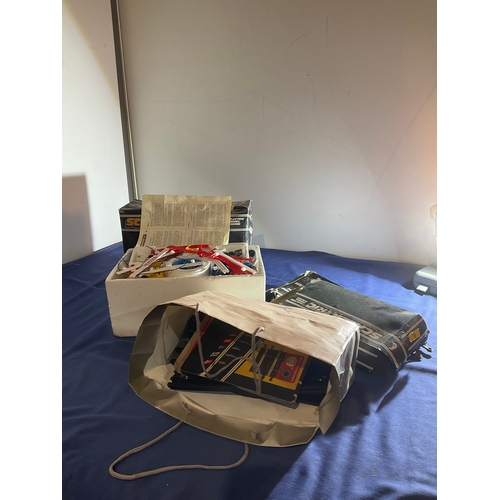 Boxed scalextric 200 and selection of boxed Scalextric add on items