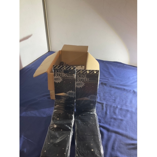 6 new Starry night 40 ft long scene setter room roll for indoors or ...