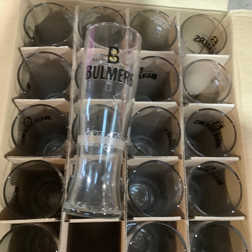 Box of 24 bulmers pint glasses
