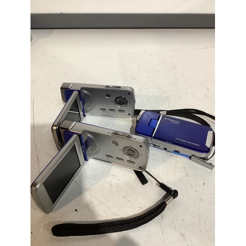 3 x Polaroid ix2020 FHD video recorder