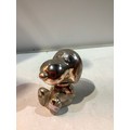 Silver plated snoopy money box