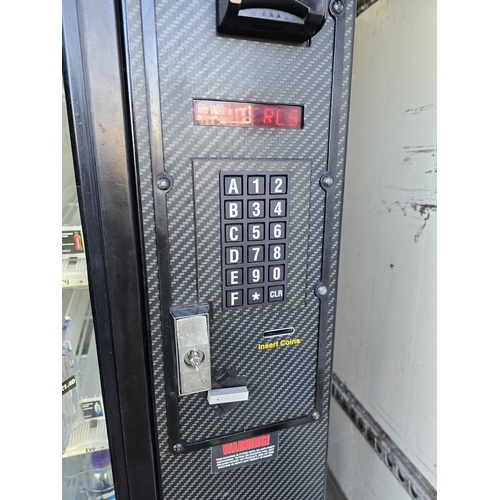 Dixie-Narco Lucozade branded vending machine - with card reader - clean ...