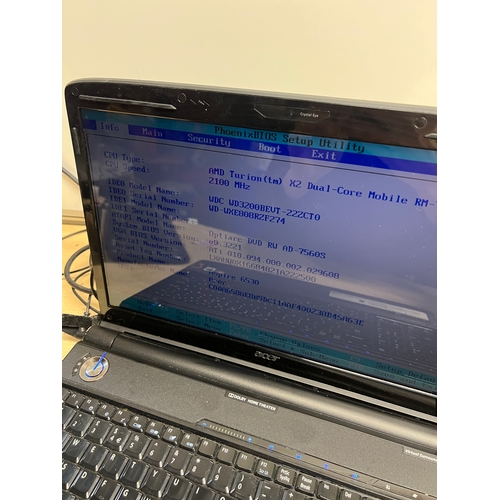 Retro gaming Acer Aspire 6530 laptop - AMD, 3GB RAM, 320GB hard drive ...