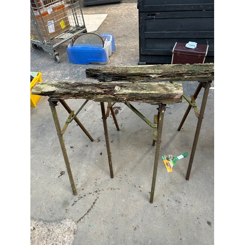 Workbench Trestle Stands - ideally needs new timber