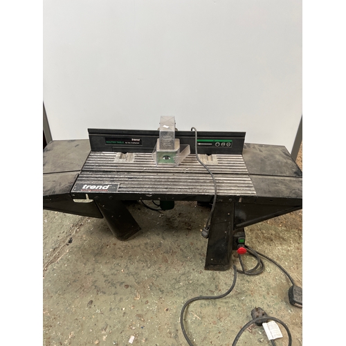 Trend router table with router attached - untested