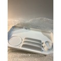 2 ceramic breakfast trays