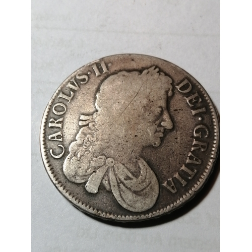 COINS : 1673 Charles II crown