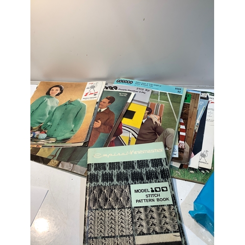 Selection of knitting patterns