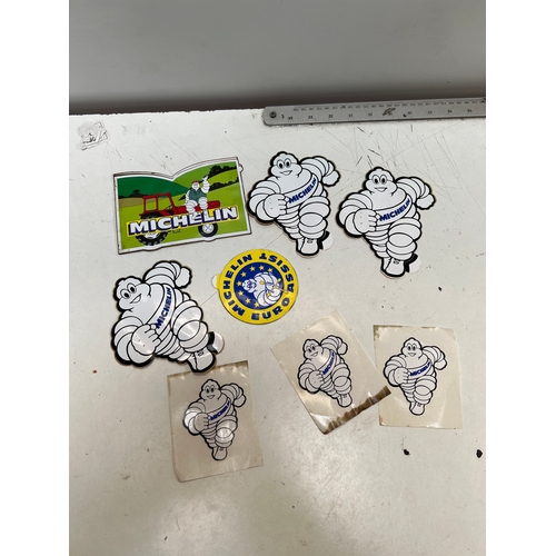 Quantity of vintage Michelin stickers