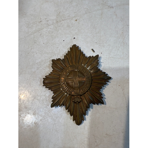 Military Coldstream guard cap badge