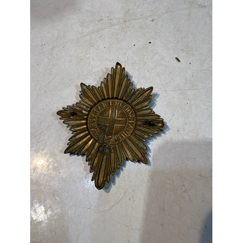 Military Coldstream guard cap badge