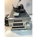 Hitachi MD/CD receiver AX-M7 with remote plus pair of sennheiser ...