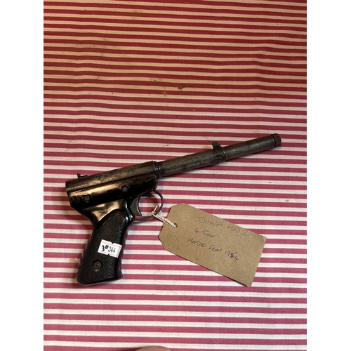 Diana Mod 2 4.5mm air pistol made 1954