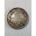 COINS : 1873 Victorian shilling in very fine condition or better