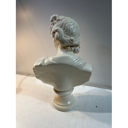 Ceramic bust of Greek man - 40cm tall - good condition