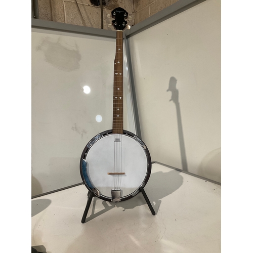 Remo Weatherking Banjo head by Martin Smith with mother of pearl ...